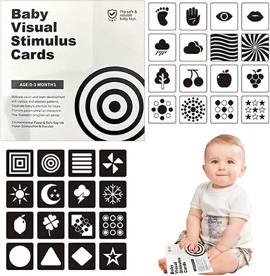 Black and White cards for baby | Babysteps
